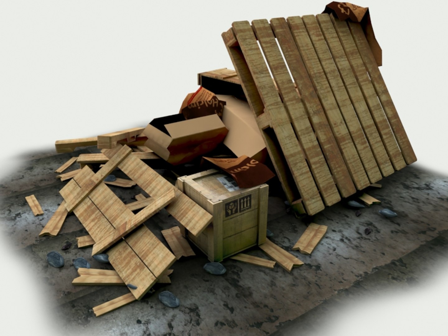 Debris Box 3d 3ds