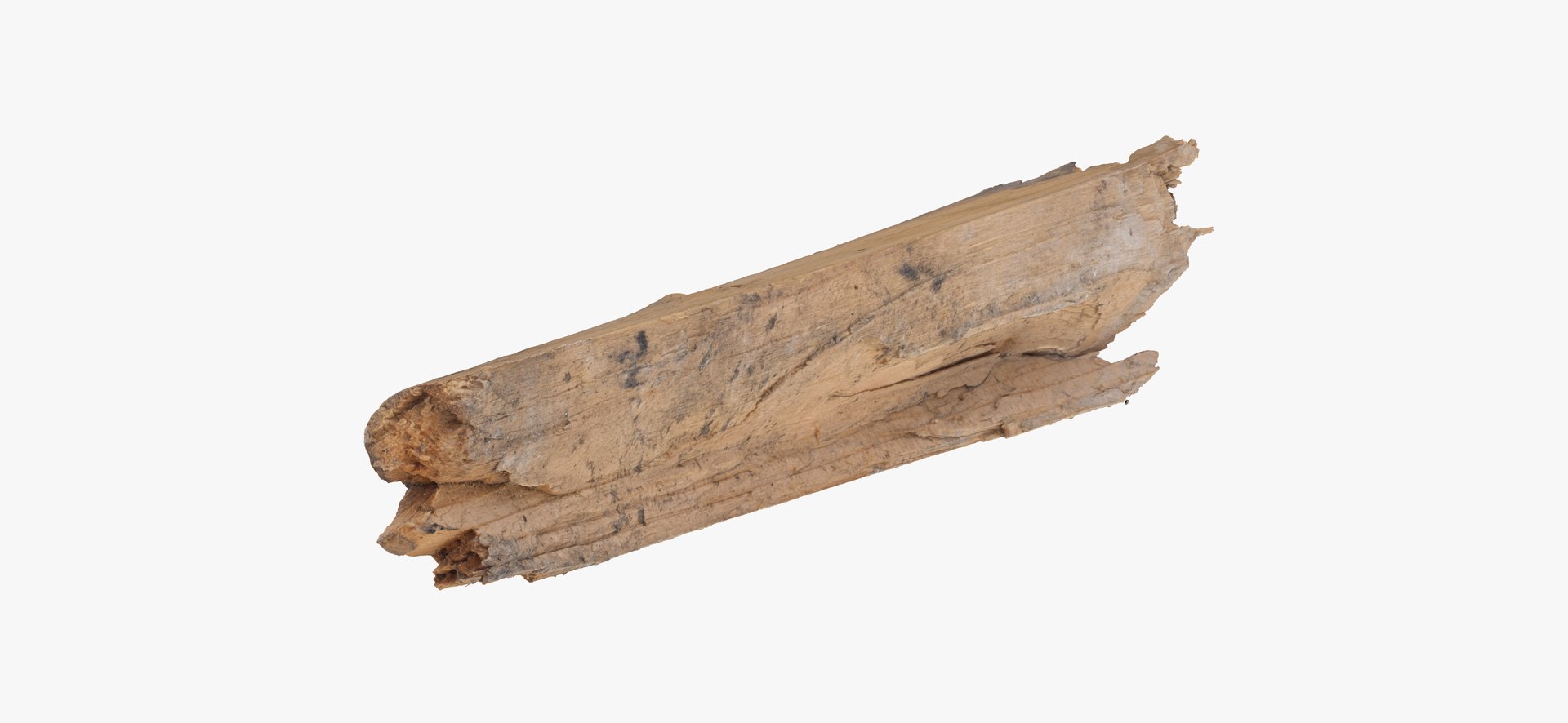 Broken Wood Piece 01 3D - TurboSquid 1549749