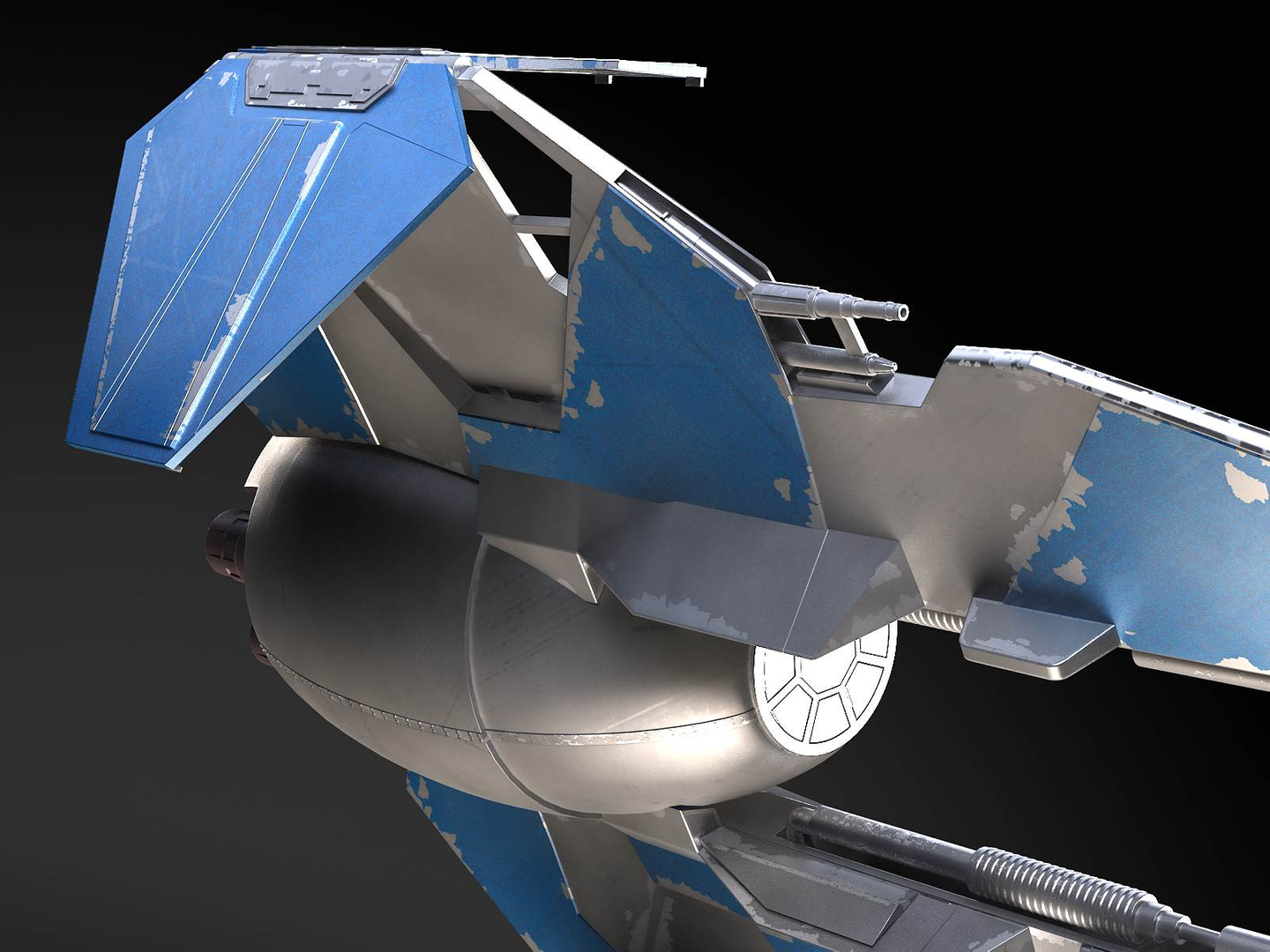 jedi starfighter eta-2 3d 3ds