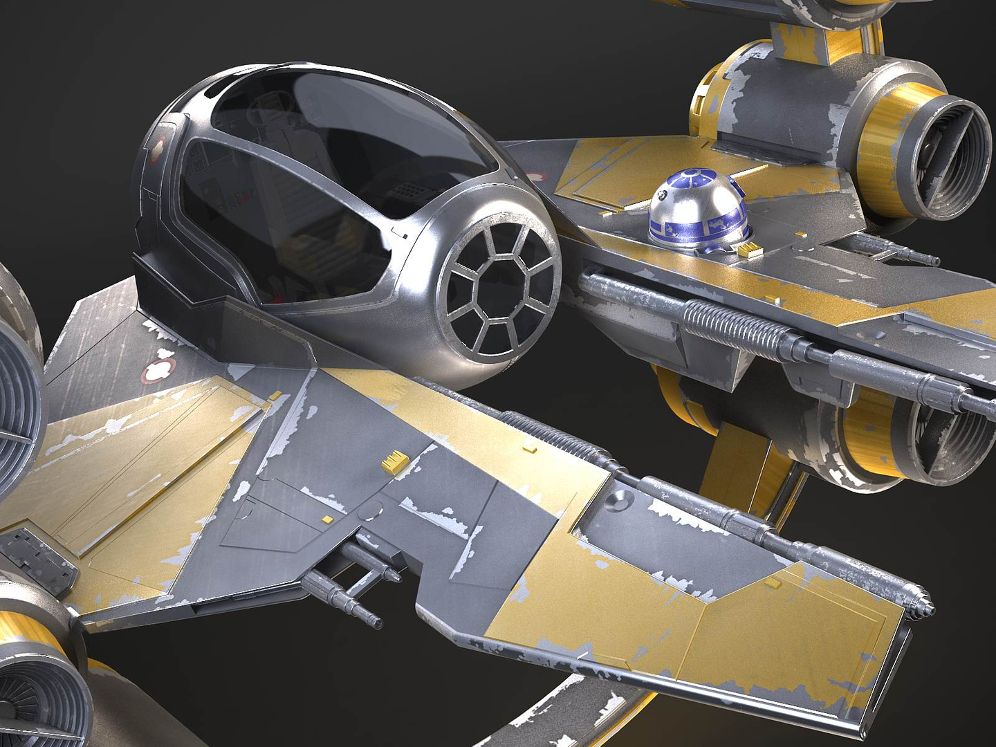 jedi starfighter eta-2 3d 3ds