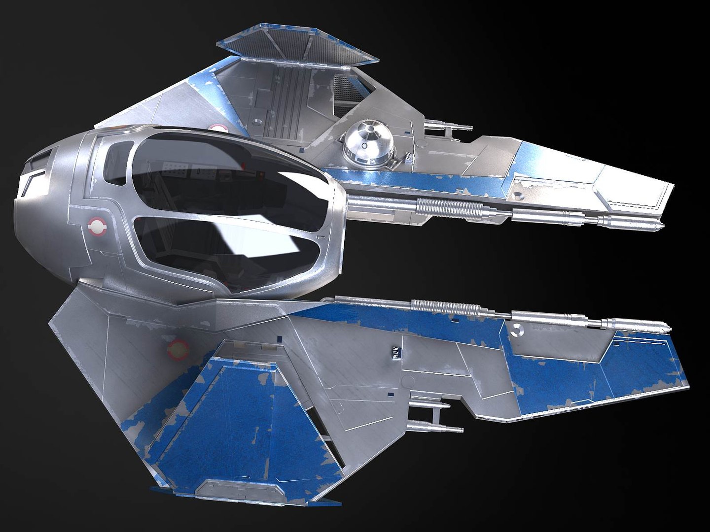 Jedi Starfighter Eta-2 3d 3ds