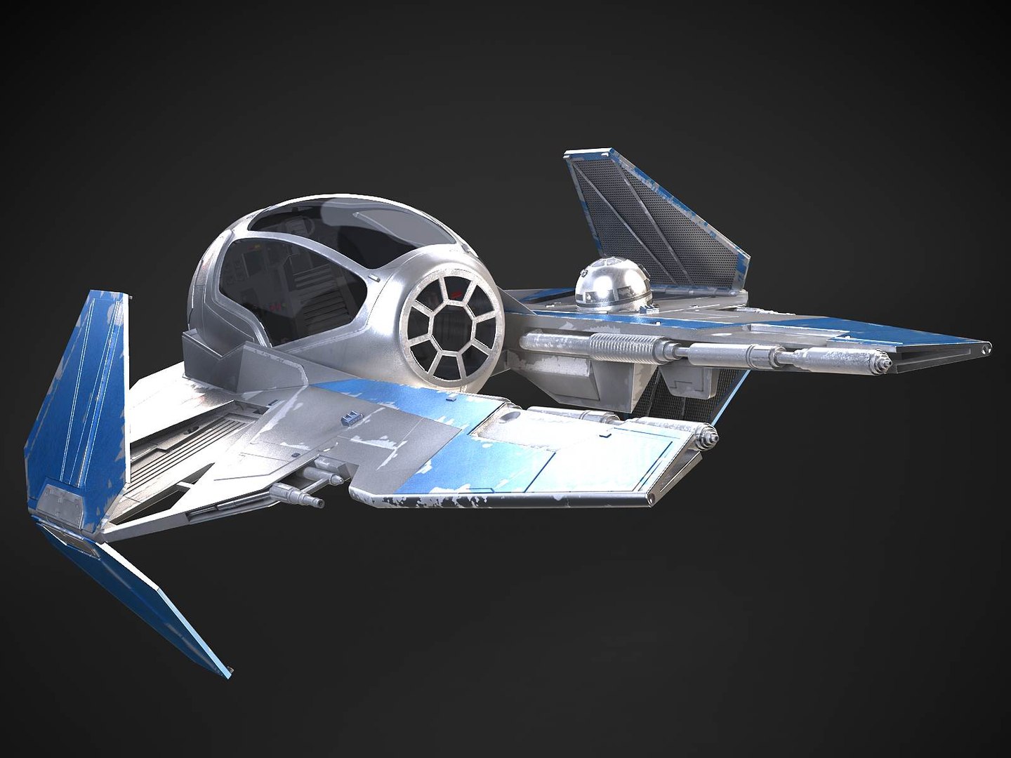 Jedi Starfighter Eta-2 3d 3ds