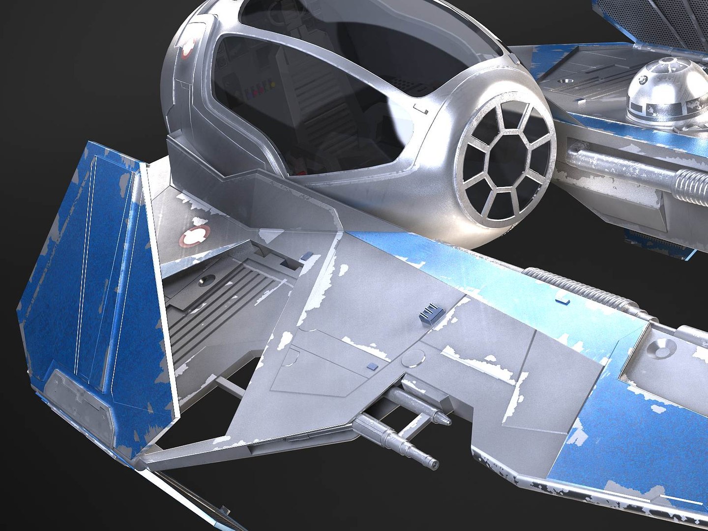 Jedi Starfighter Eta-2 3d 3ds