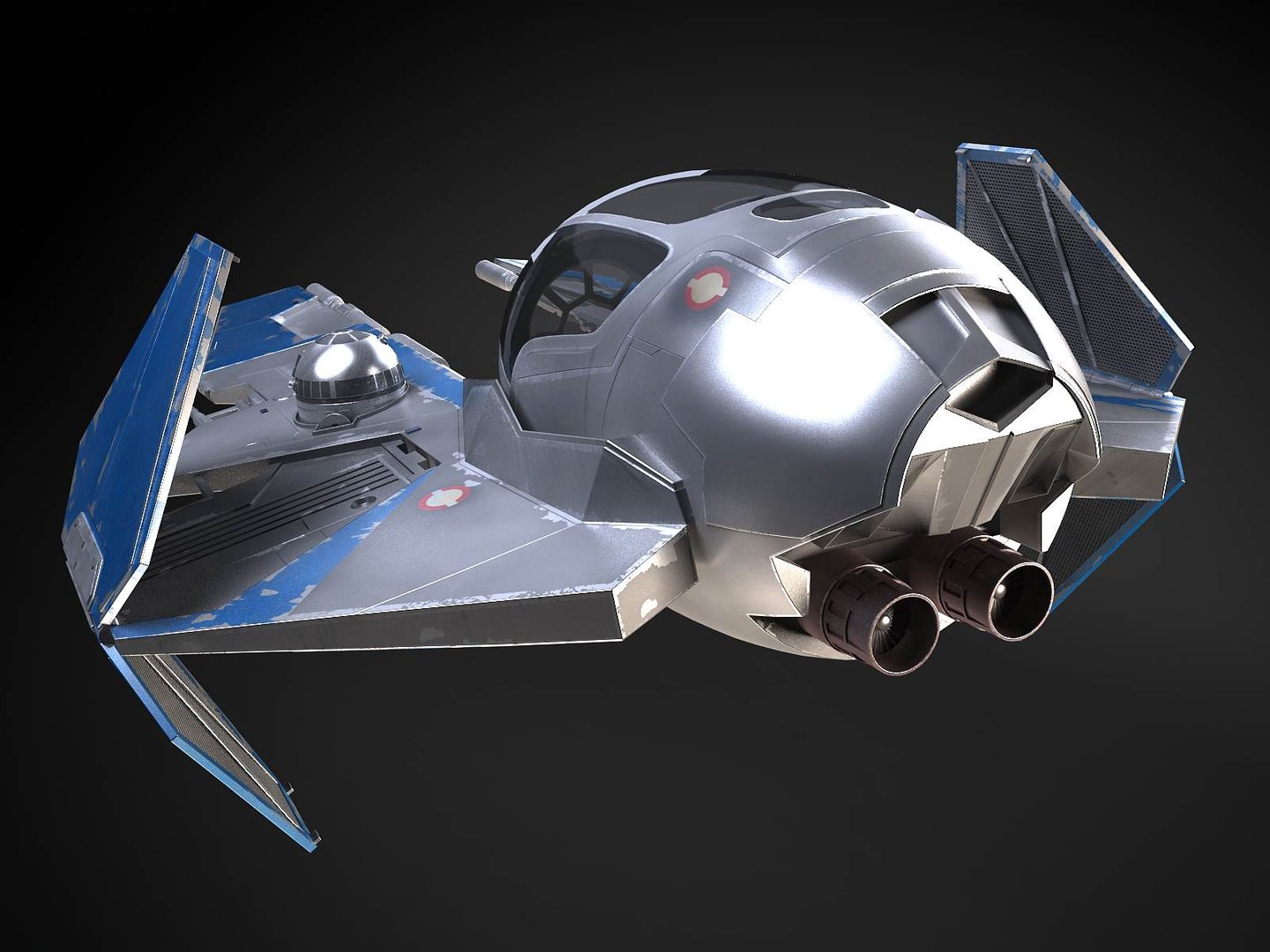 jedi starfighter eta-2 3d 3ds