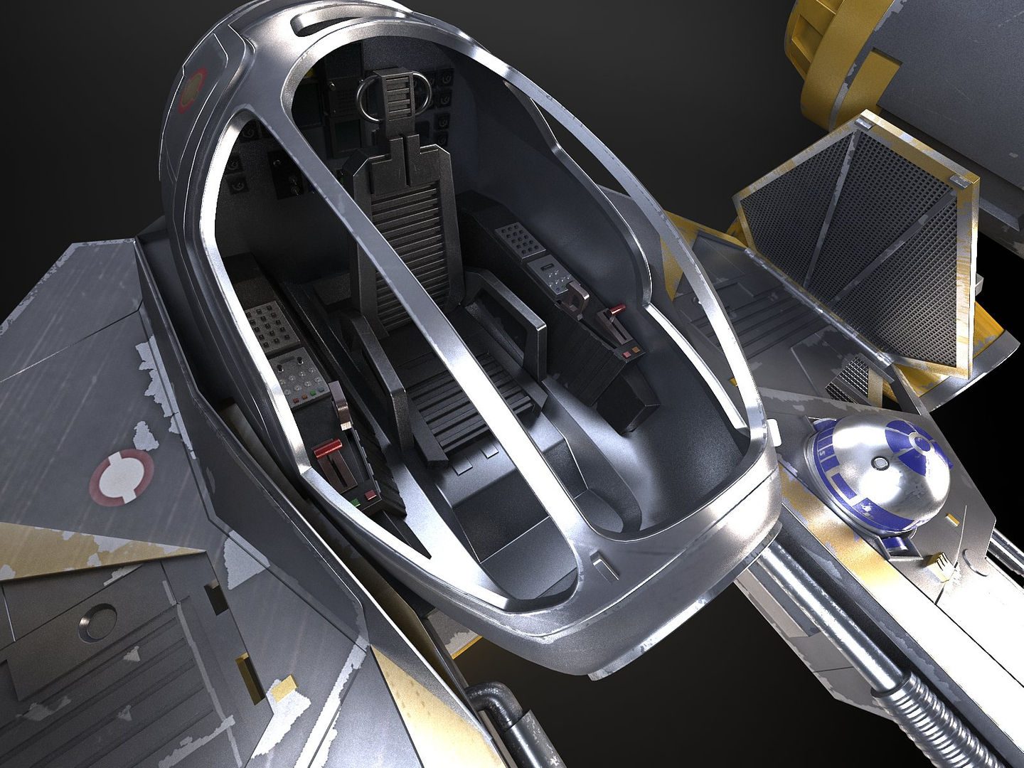 jedi starfighter eta-2 3d 3ds