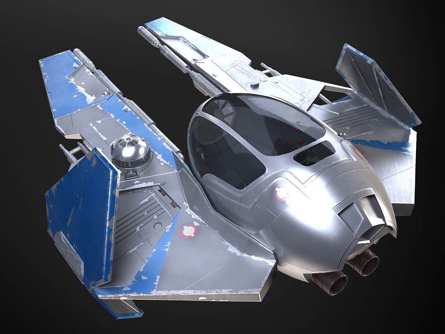 jedi starfighter eta-2 3d 3ds