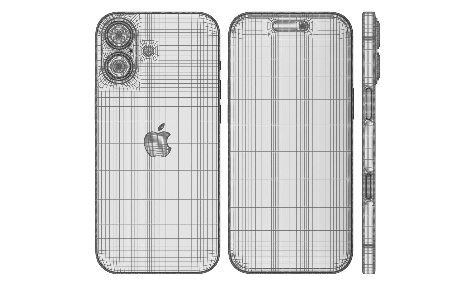 Apple IPhone 17 Pro Silver And IPhone 17 White 3D Model - TurboSquid ...