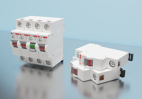 3D model circuit breaker - TurboSquid 1516654