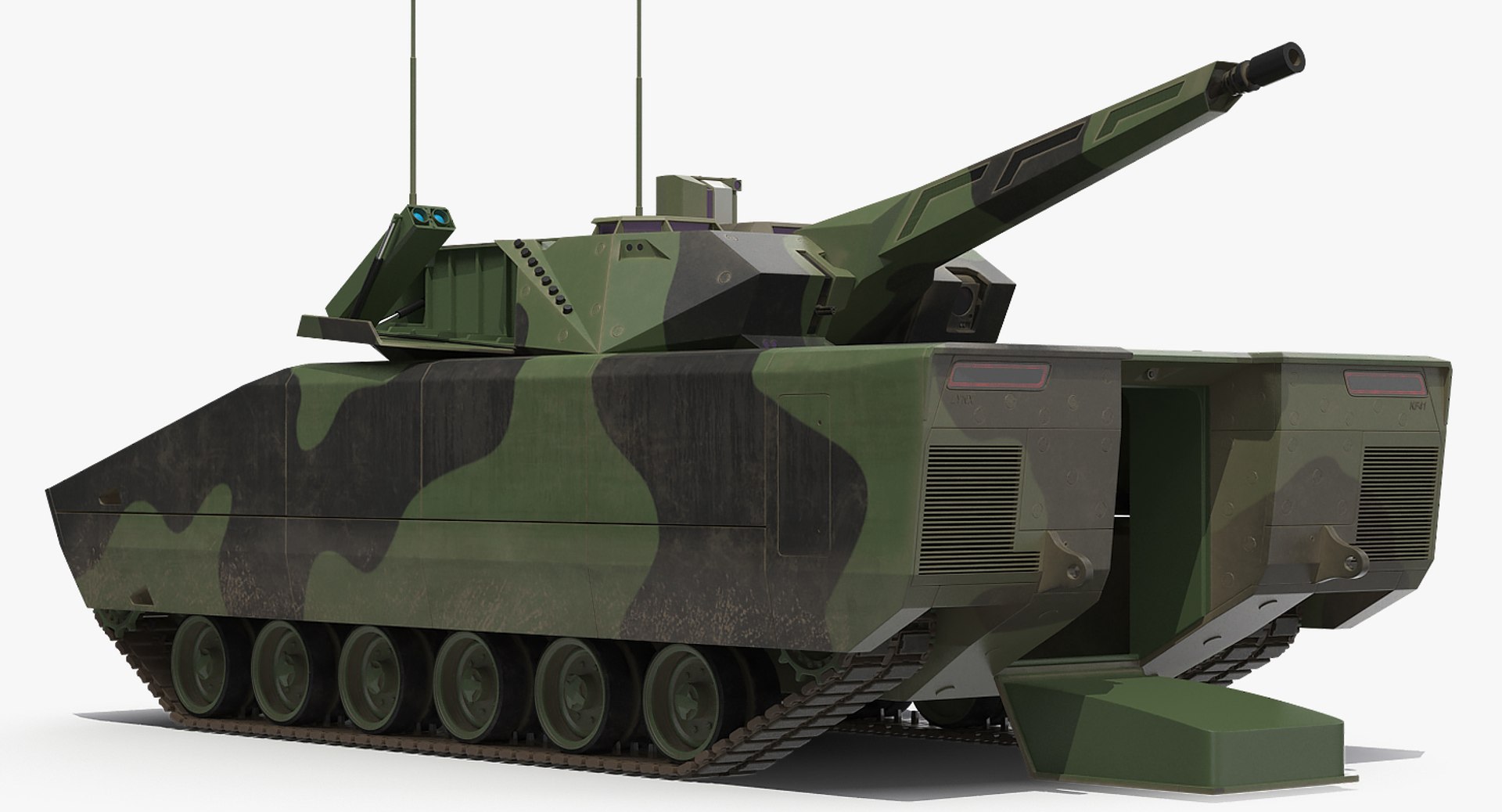 Kf41 lynx tank rigged 3D model - TurboSquid 1379596