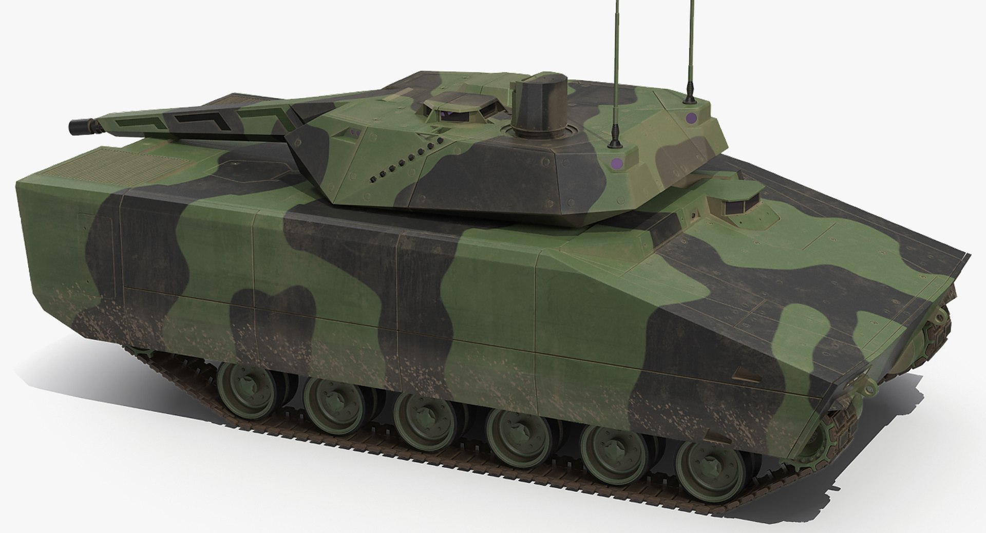 Kf41 lynx tank rigged 3D model - TurboSquid 1379596