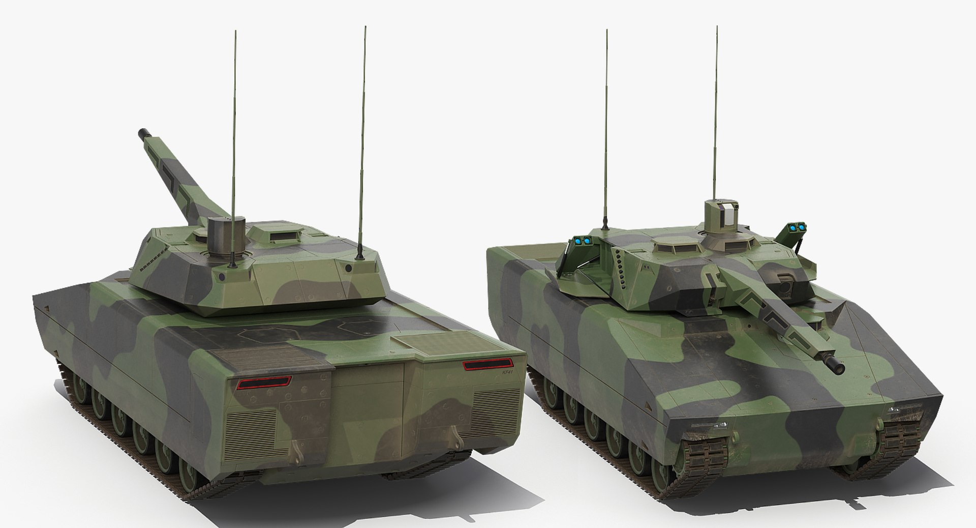 Kf41 lynx tank rigged 3D model - TurboSquid 1379596
