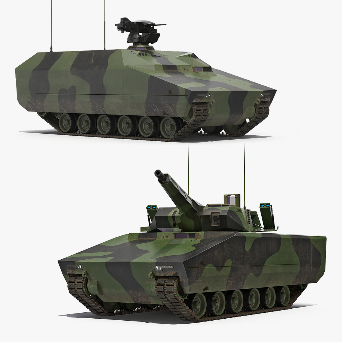 modelo 3d KF41 Lynx Tank Rigged Colección - TurboSquid 1379596