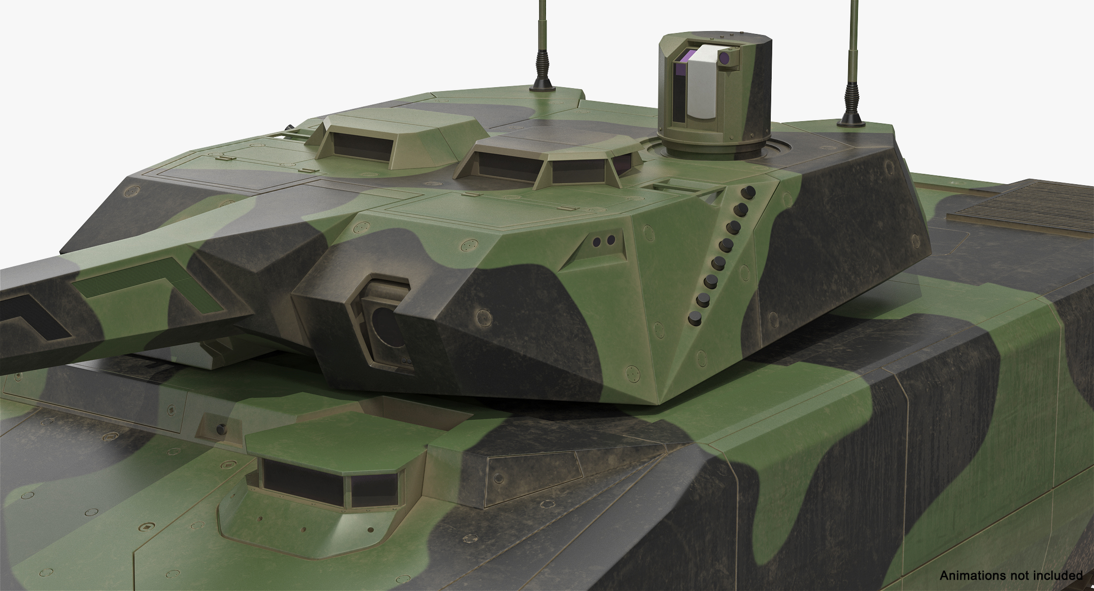 modelo 3d KF41 Lynx Tank Rigged Colección - TurboSquid 1379596
