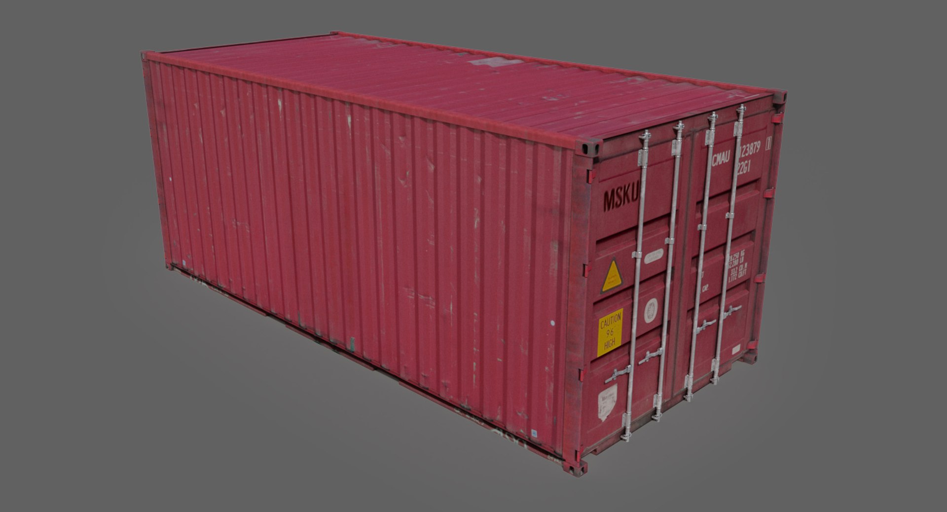 3D Industrial Shipping Container - TurboSquid 1471526