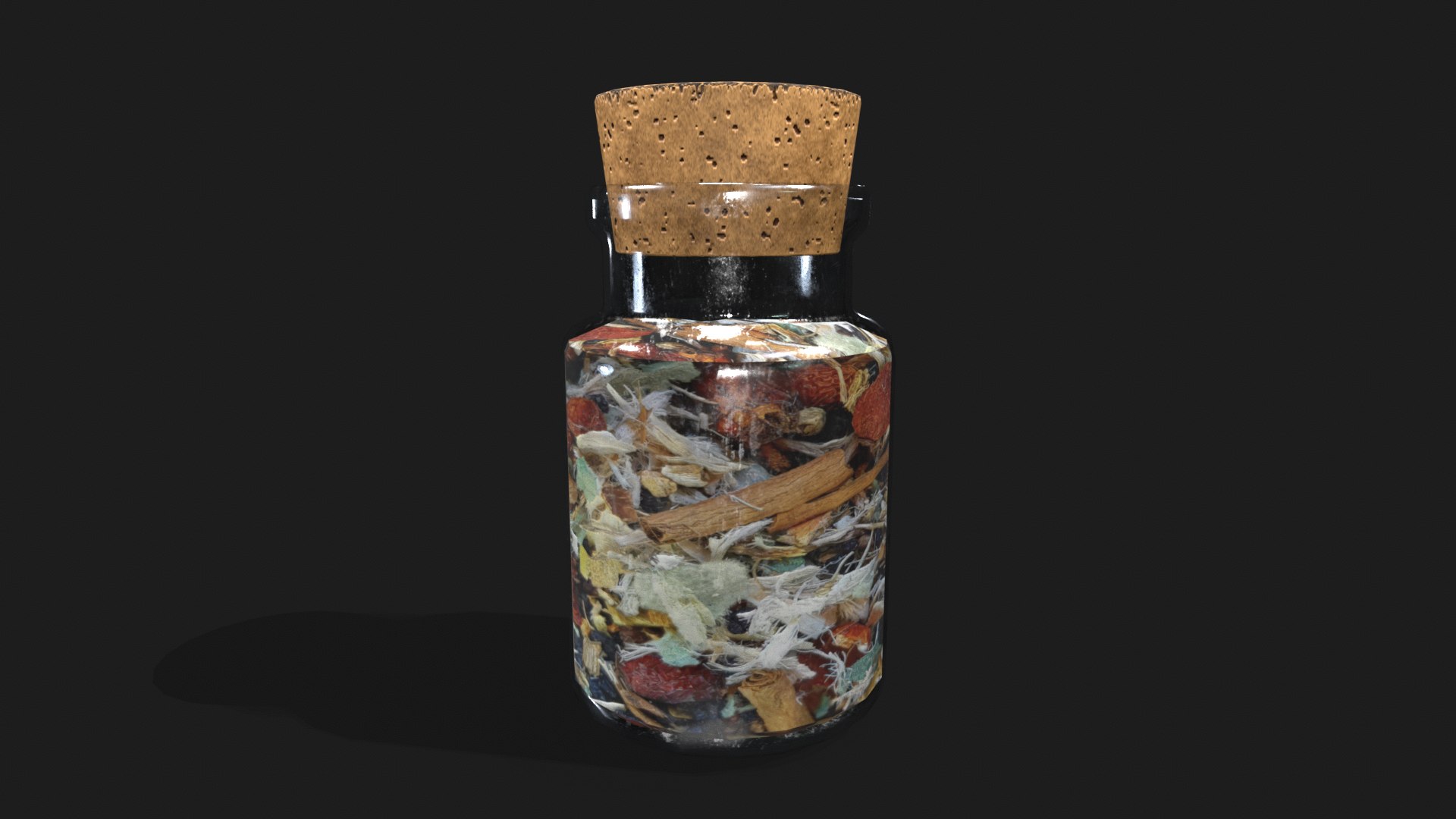 Medieval Magical Spell Jar V4 3D - TurboSquid 2326091