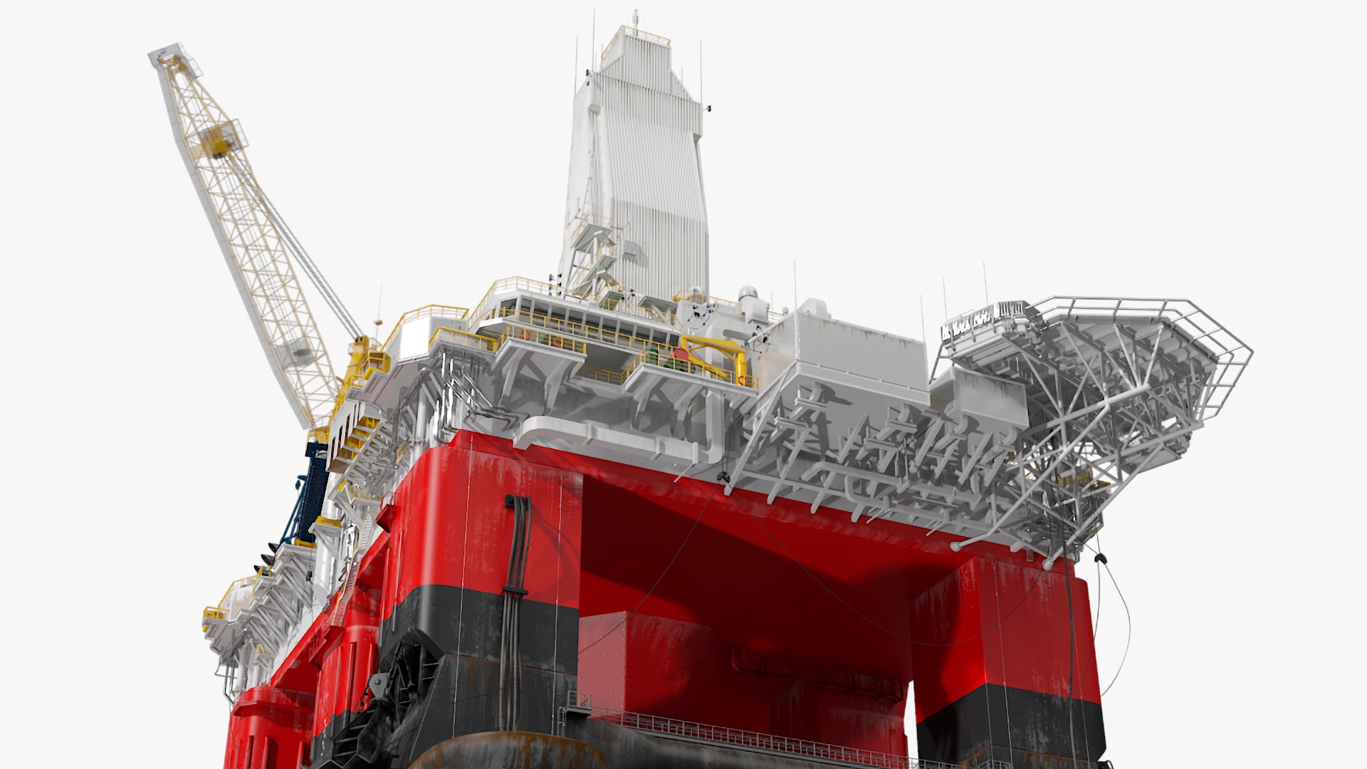 3D Offshore Oil Rig Platform Rigged - TurboSquid 2385145