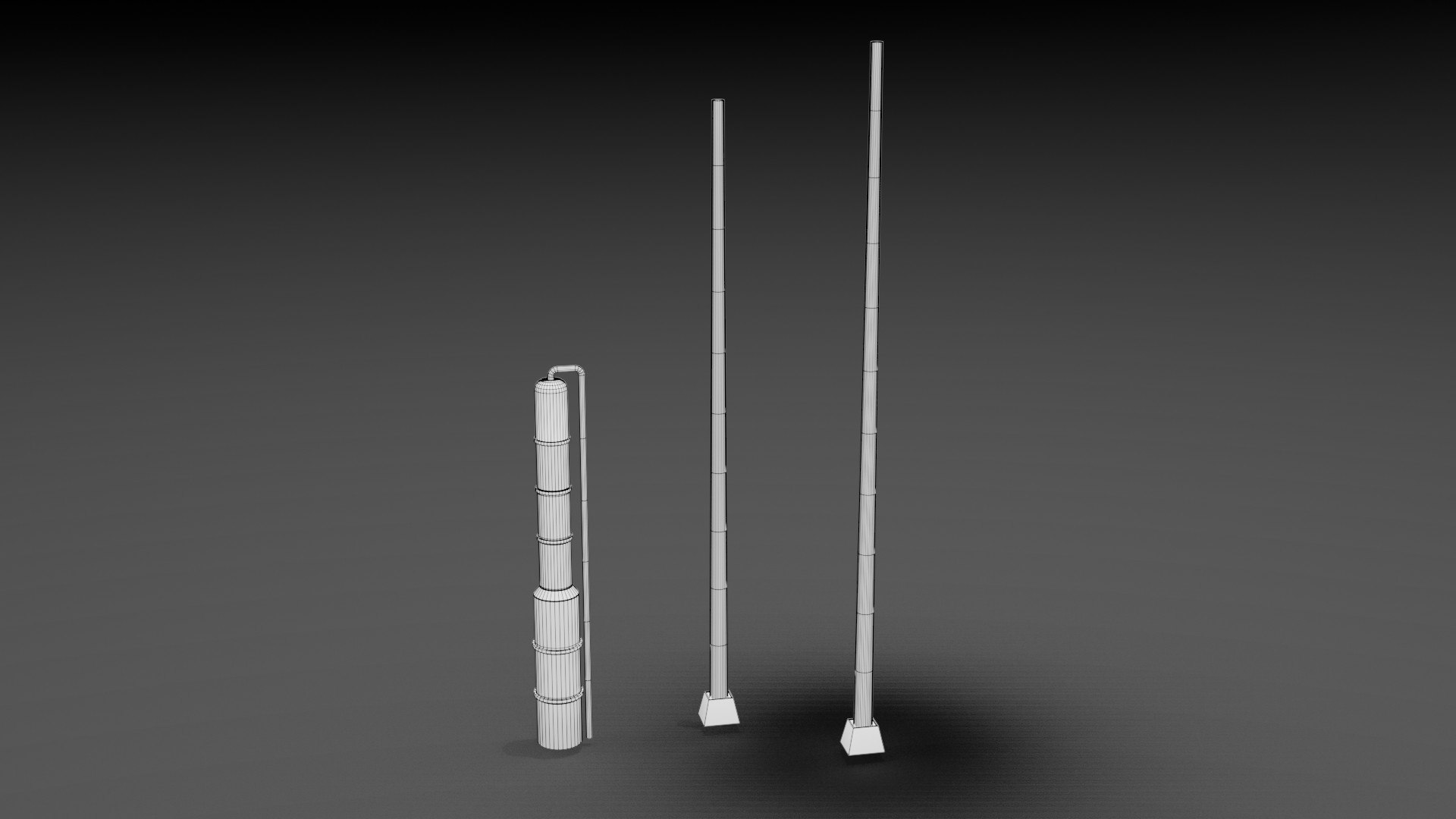 3D Refinery Unit - Low Poly - Game Ready - PBR Model - TurboSquid 2395567