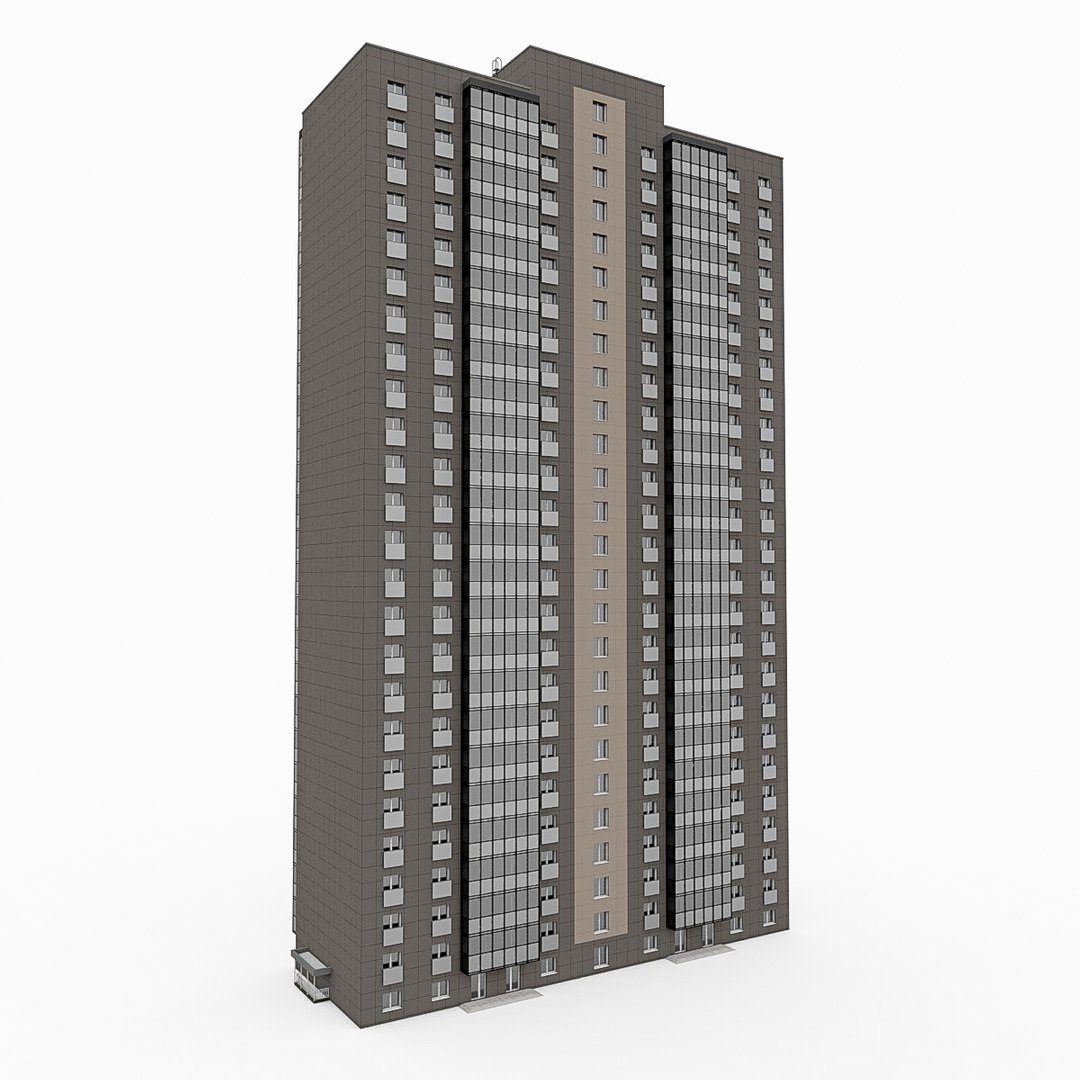 25 Storey House 3d Max