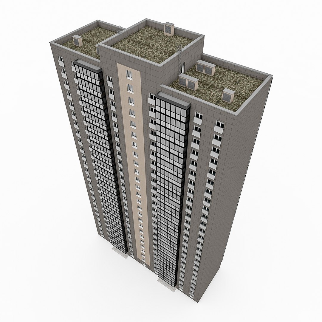 25 Storey House 3d Max