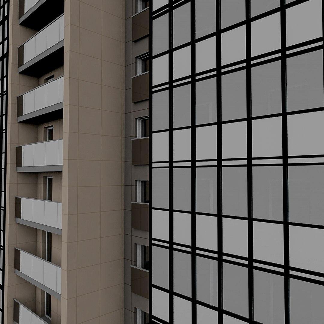 25 Storey House 3d Max