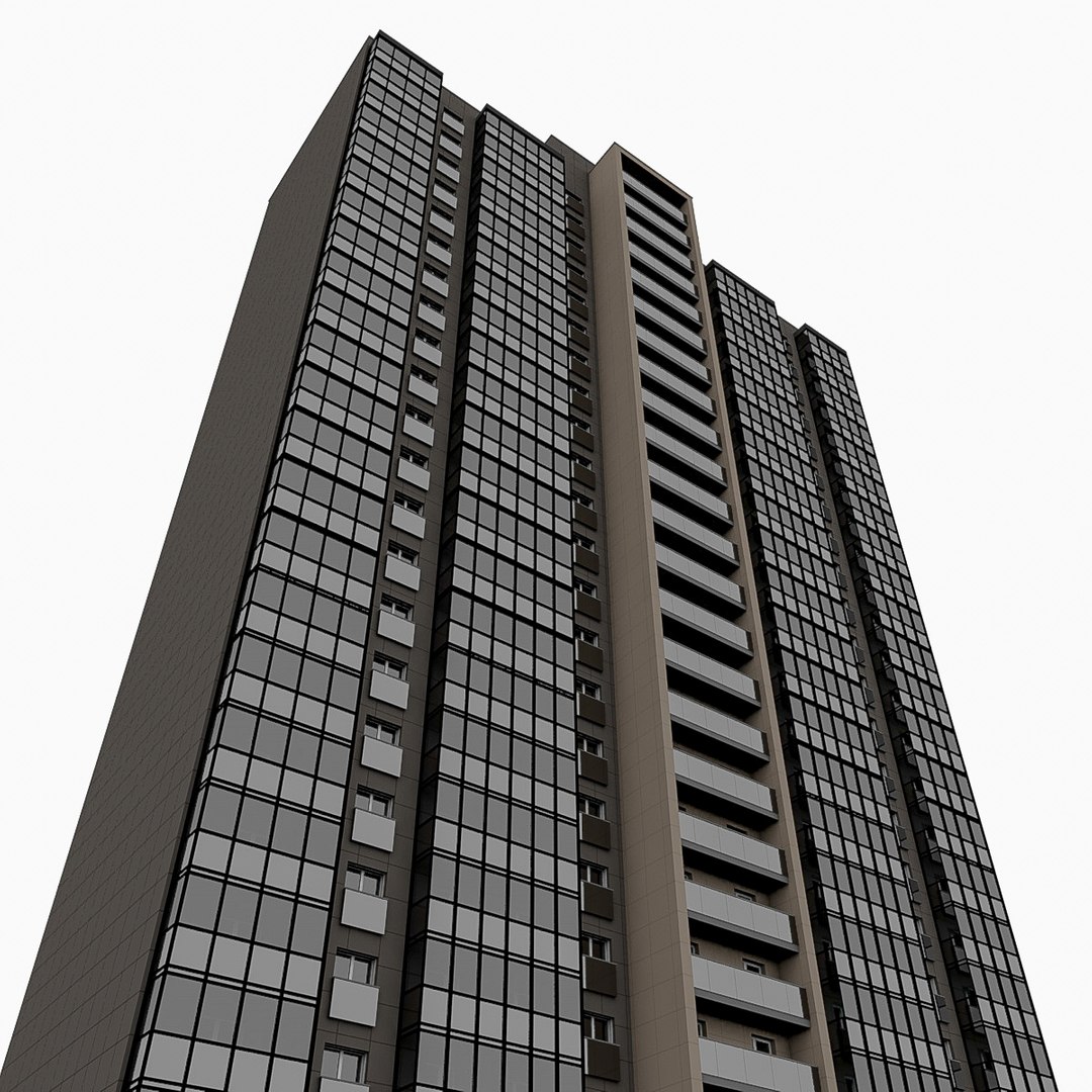 25 Storey House 3d Max