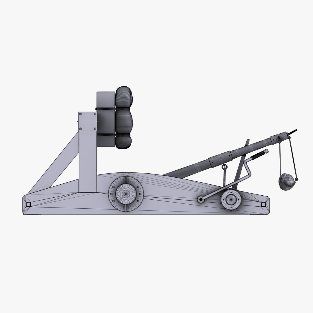 3d Medieval Onager Model