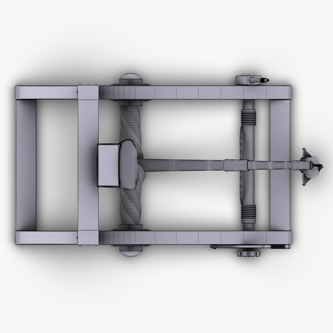 3d Medieval Onager Model