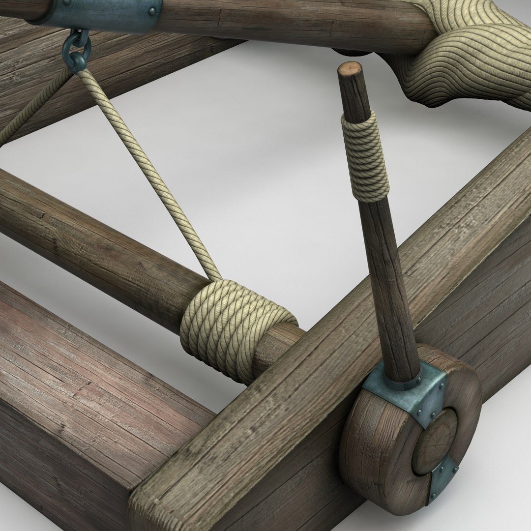 3d Medieval Onager Model