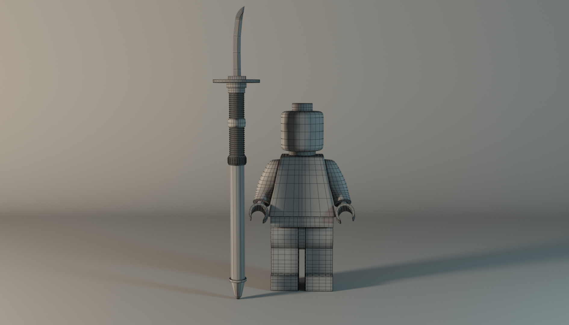 Lego Samurai 3D Model - TurboSquid 1236318