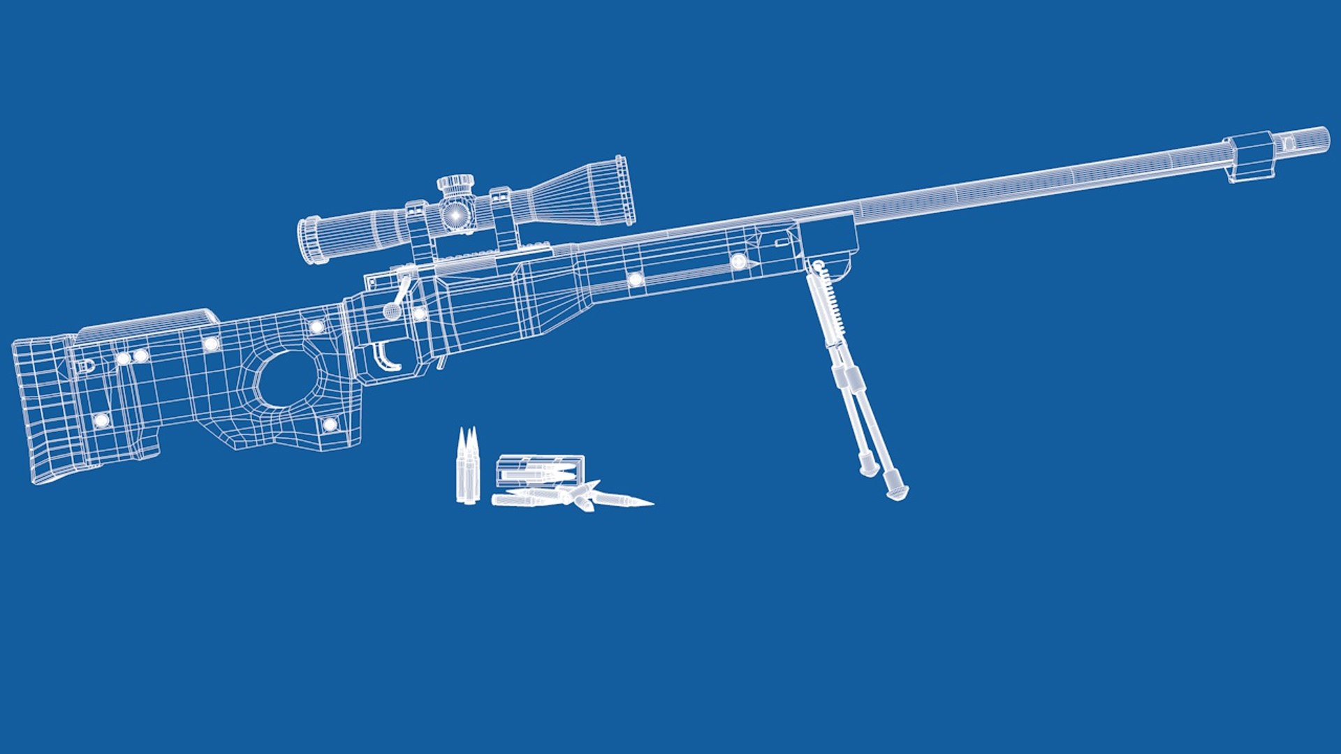 3D Awp Sniper Rifle - TurboSquid 1331749