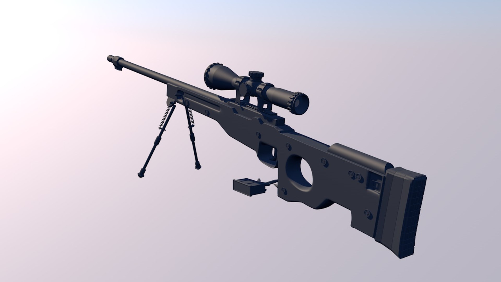 3D Awp Sniper Rifle - TurboSquid 1331749
