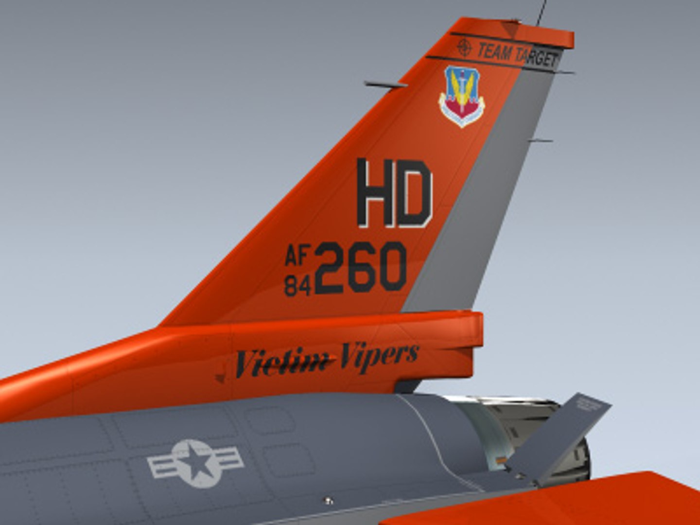 Usaf Target Drone 3d Model
