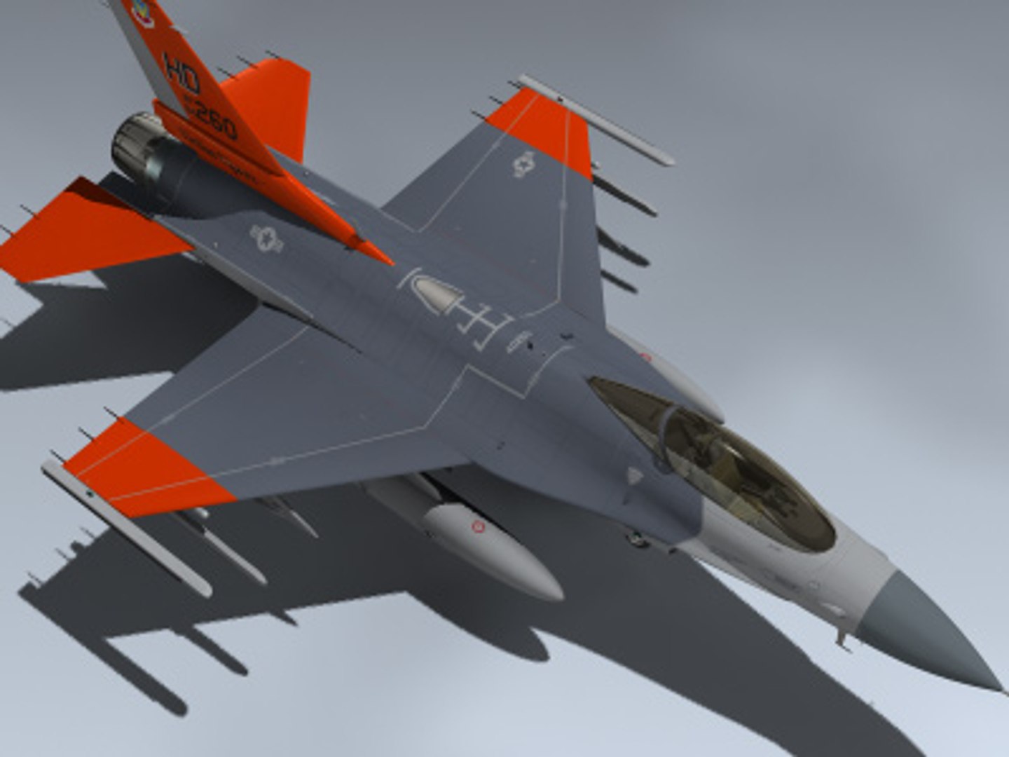 Usaf Target Drone 3d Model