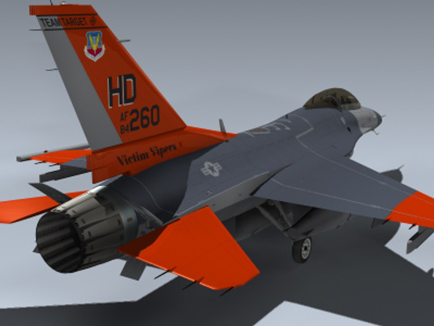 Usaf Target Drone 3d Model