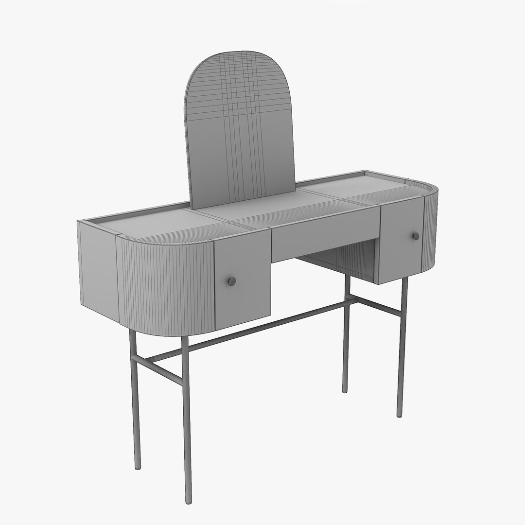 Makeup Desk 3D - TurboSquid 1895718