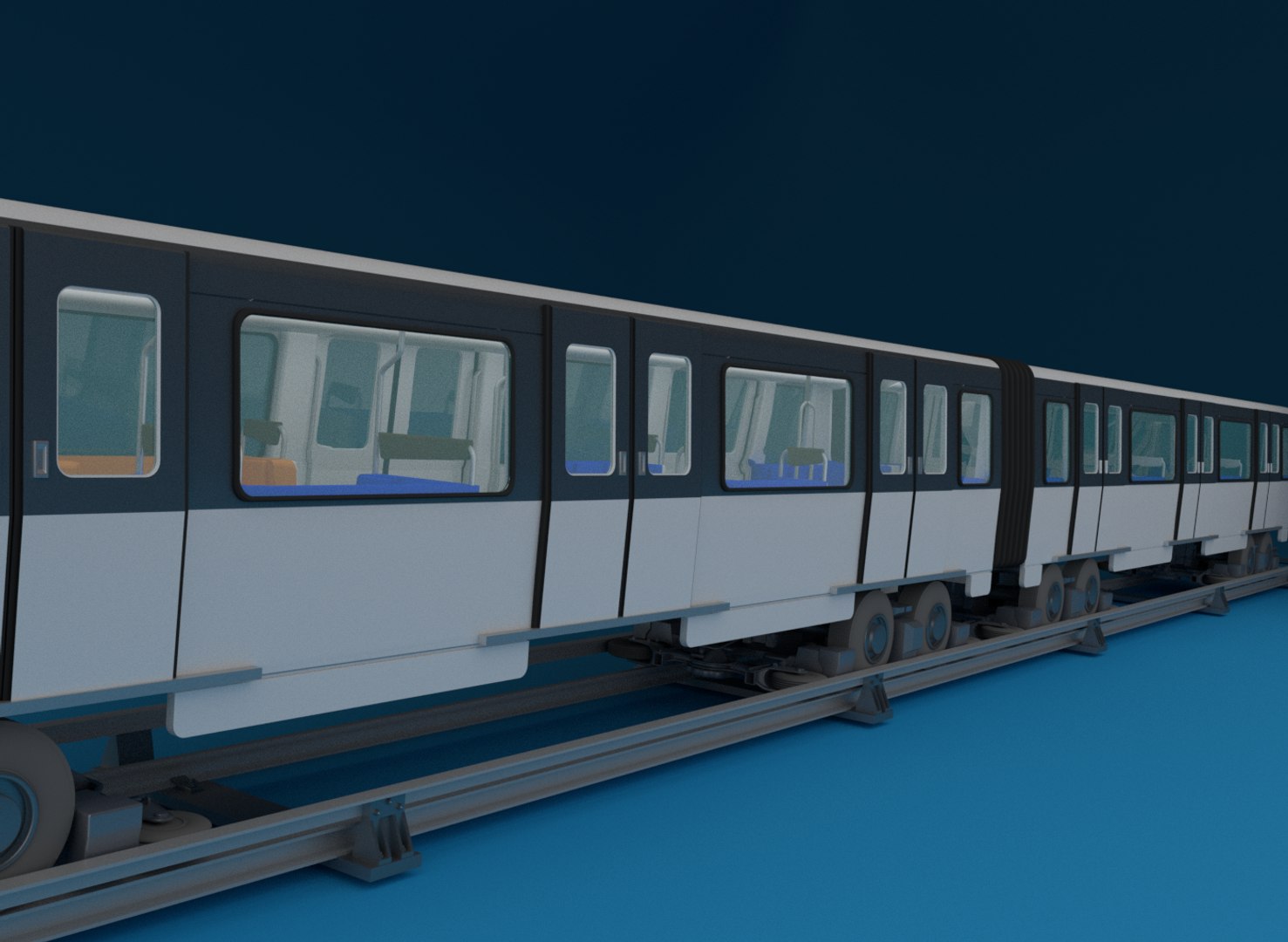 Train Paris Mp-14 3D Model - TurboSquid 1325597