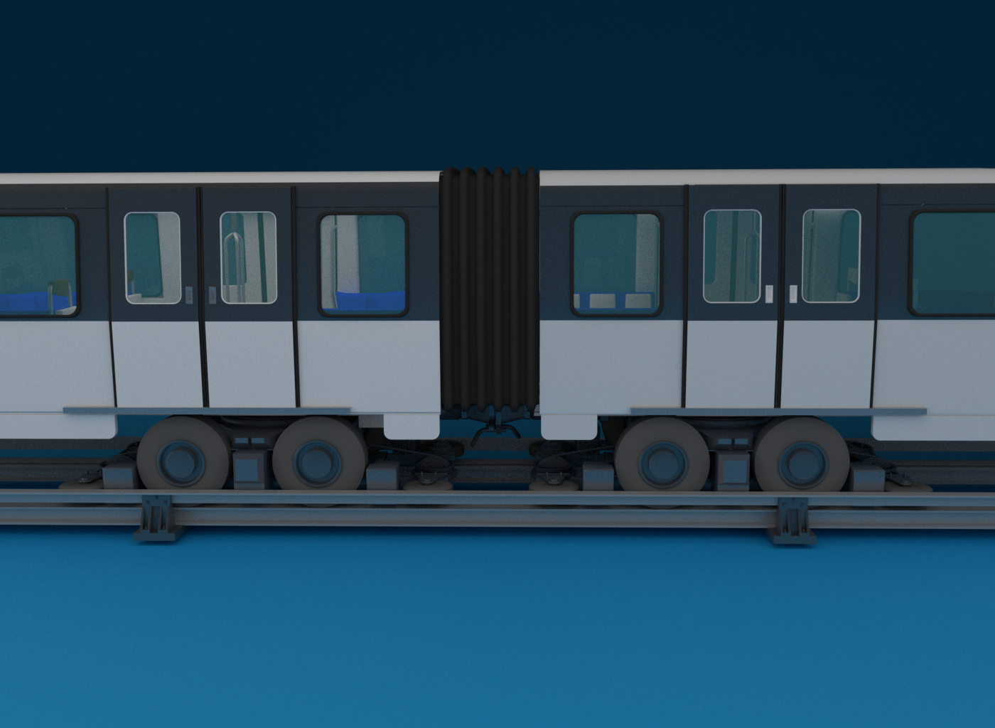 Train paris mp-14 3D model - TurboSquid 1325597