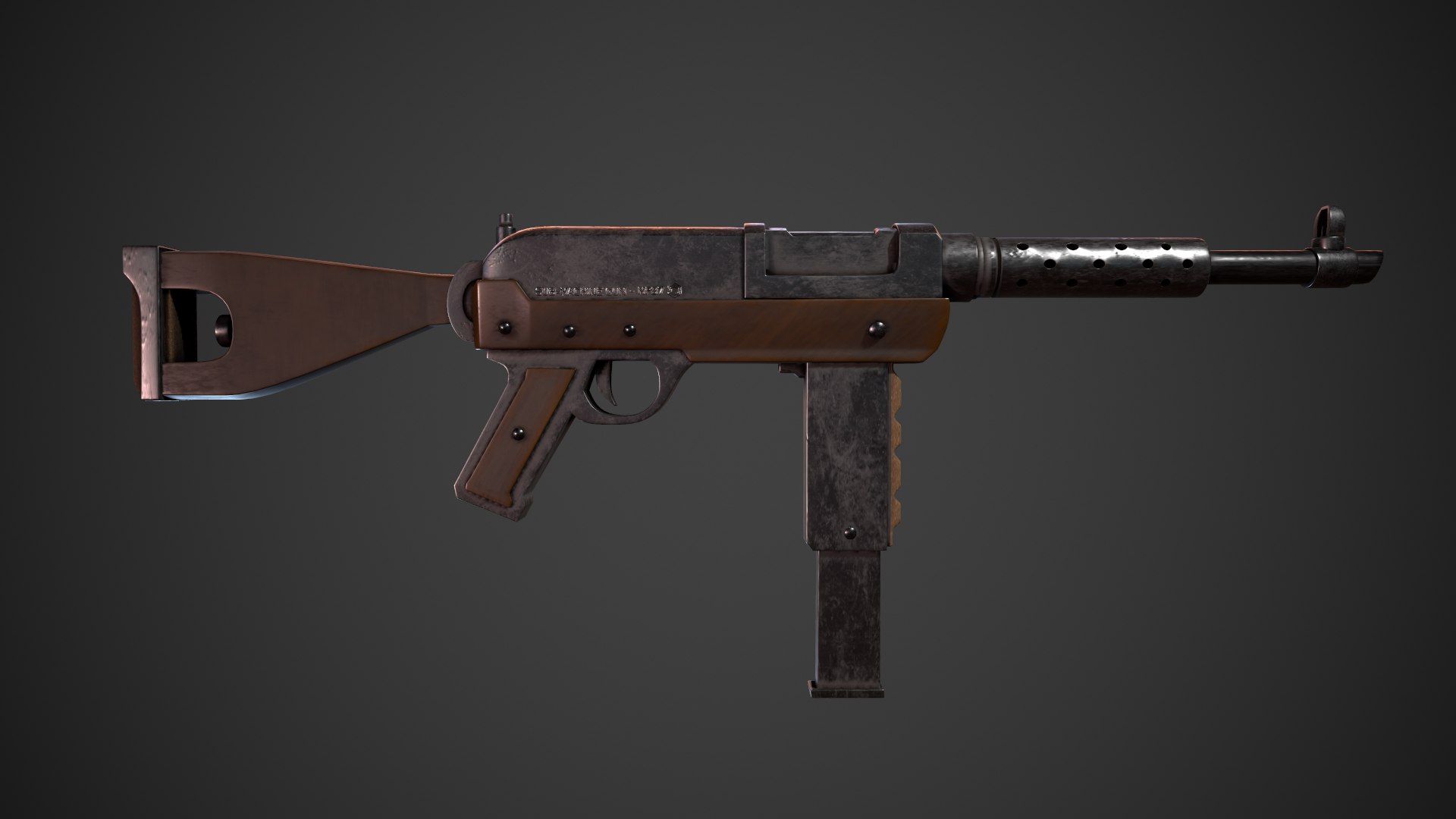SMG Model - TurboSquid 1859465
