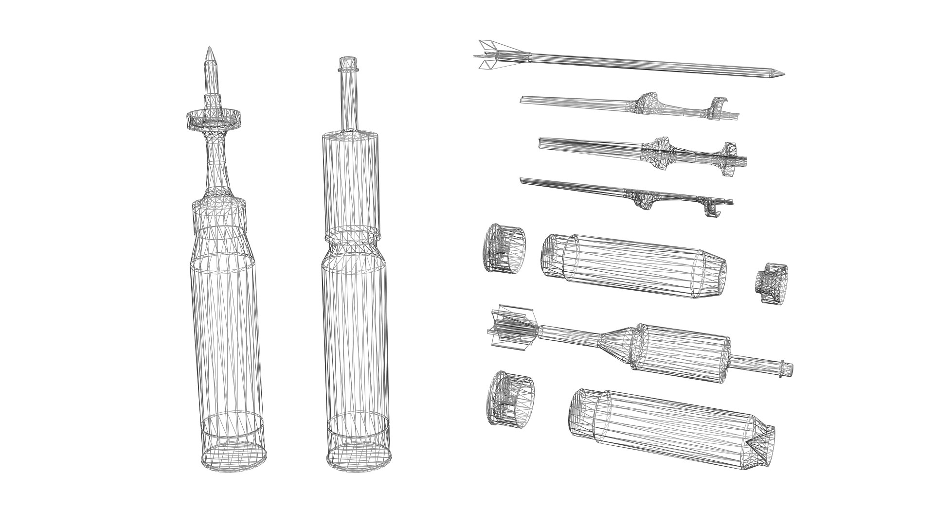 3d Model 120mm Tank Shells
