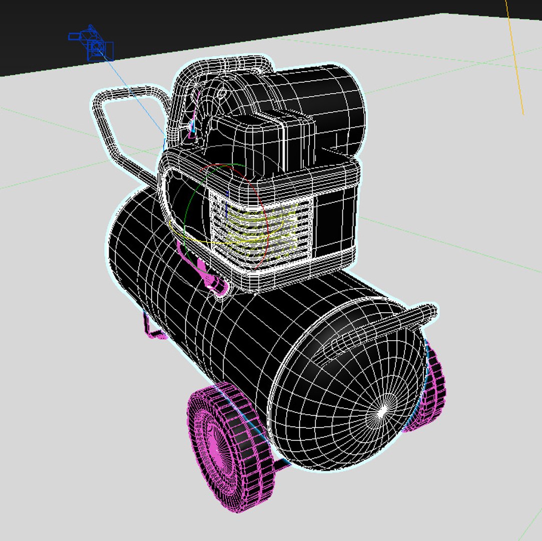 3d Model Air Compressor Dewalt