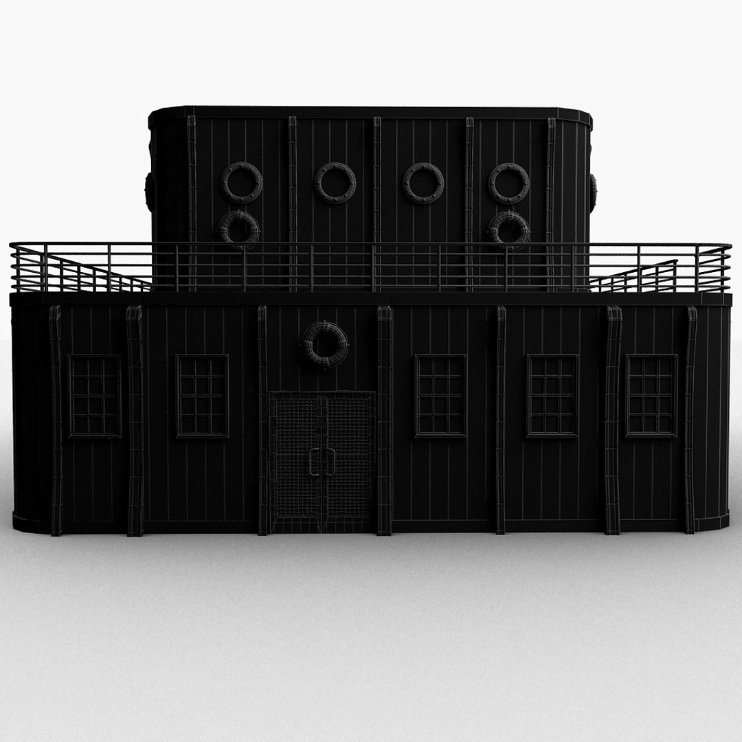 Building Ship 3d Model
