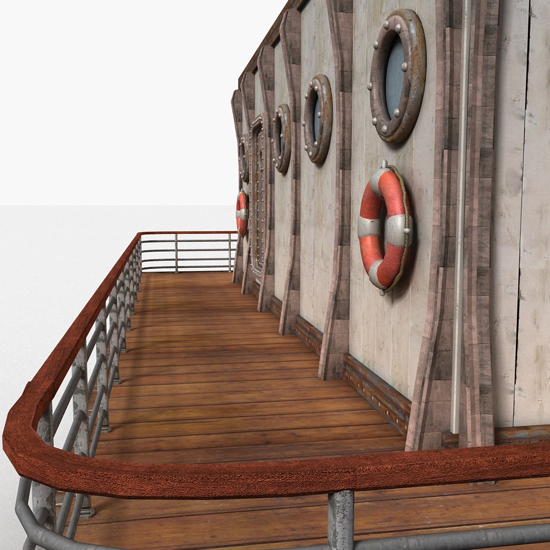 Building Ship 3d Model