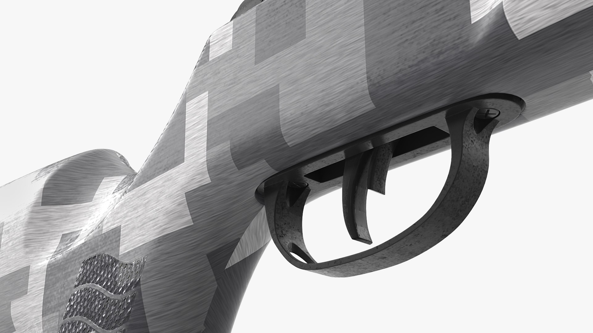 3D Model Camouflage Air Rifle Generic - TurboSquid 1442736