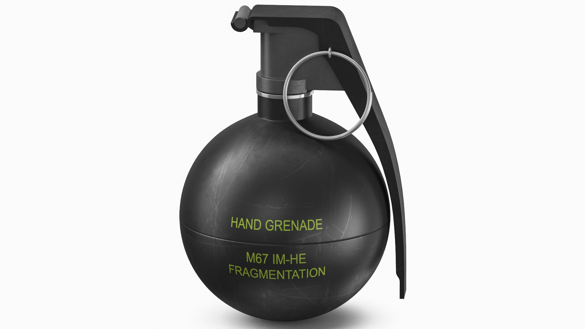 3D Hand Grenade 01 Model - TurboSquid 2100926
