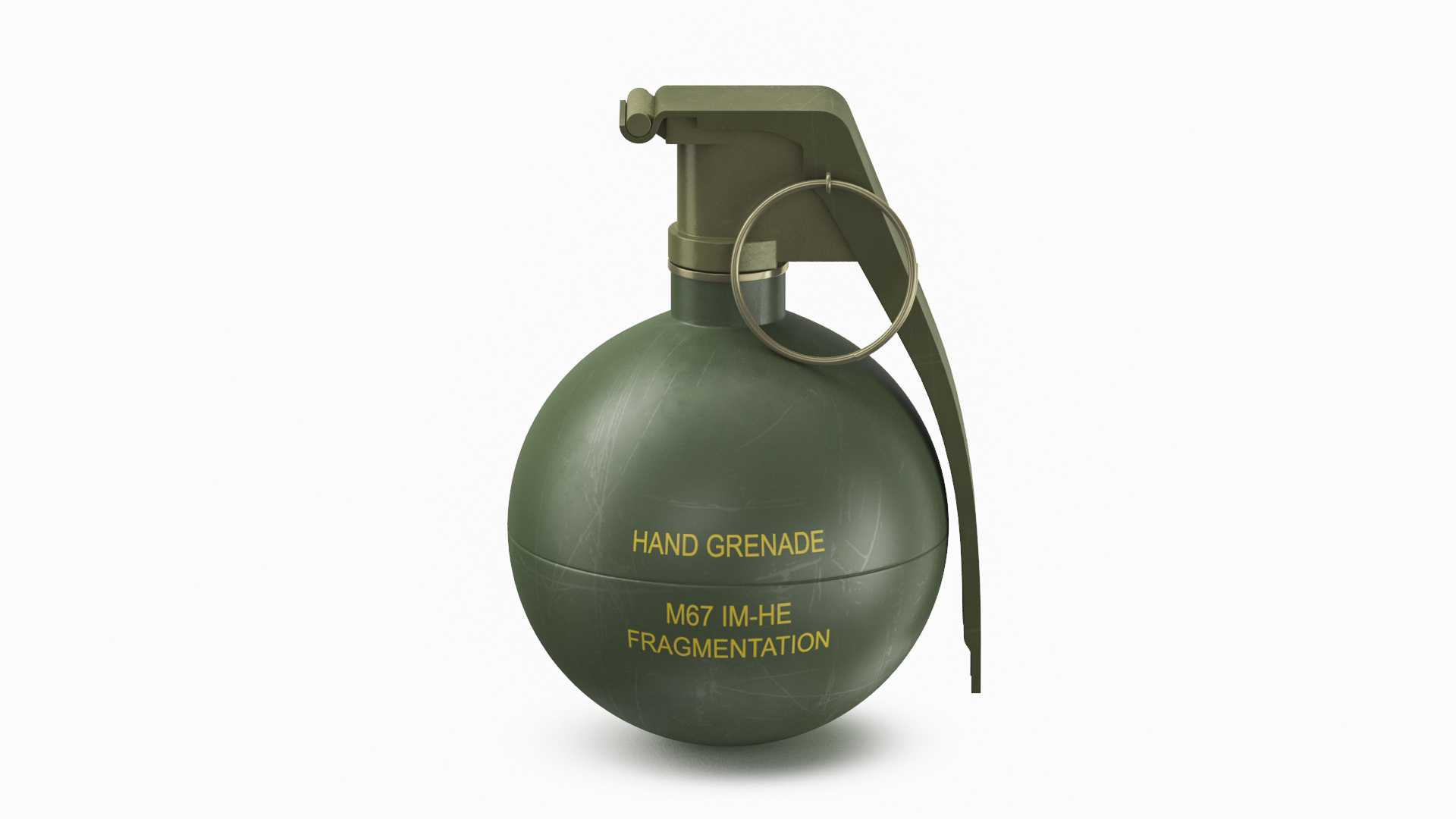 3D Hand Grenade 01 Model - TurboSquid 2100926