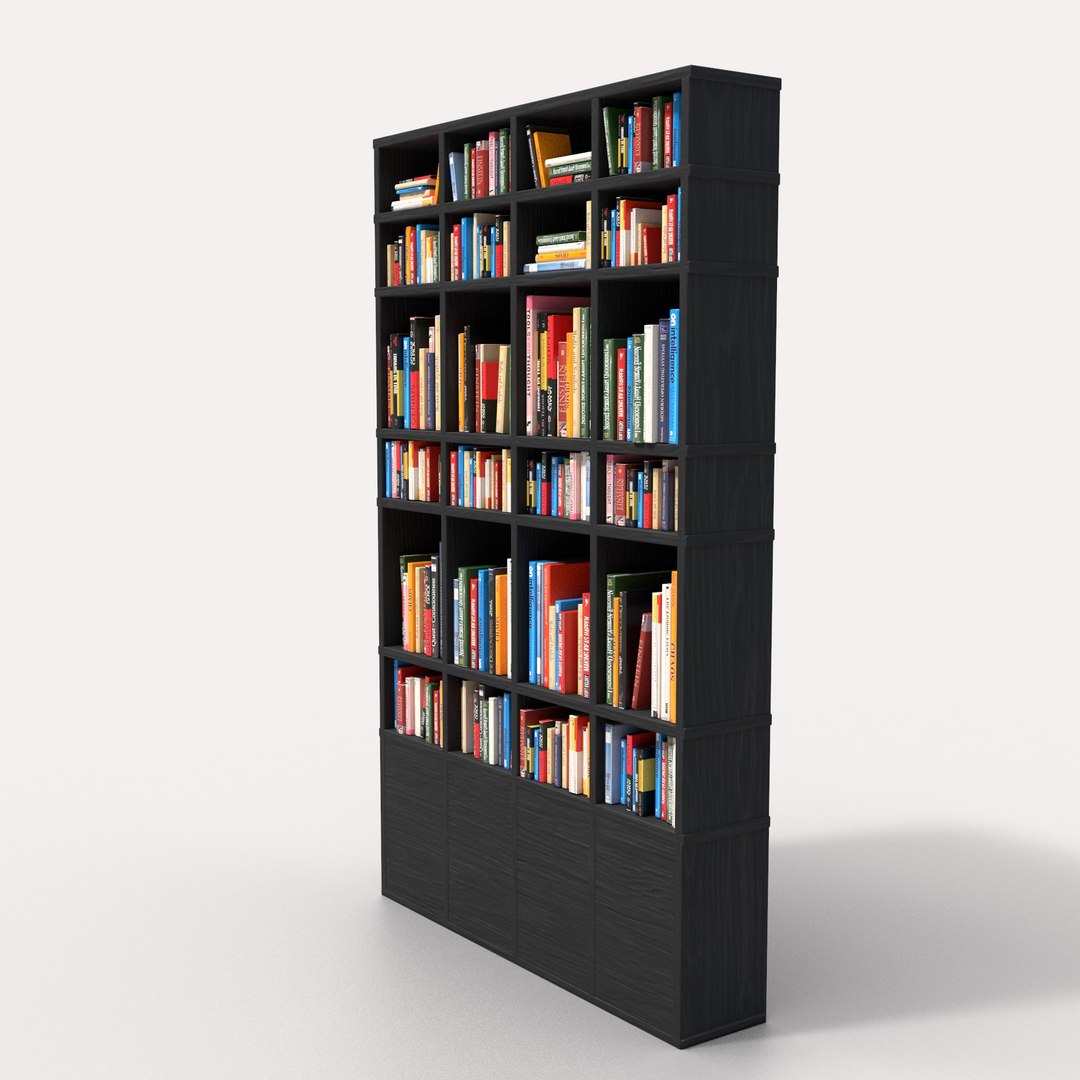 Standard Bookshelf Model - TurboSquid 2420959