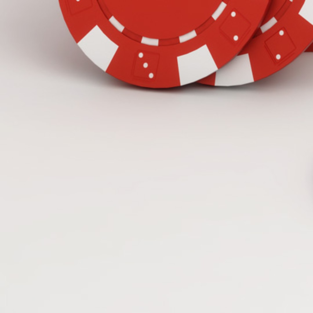 poker chips stack 3d model
