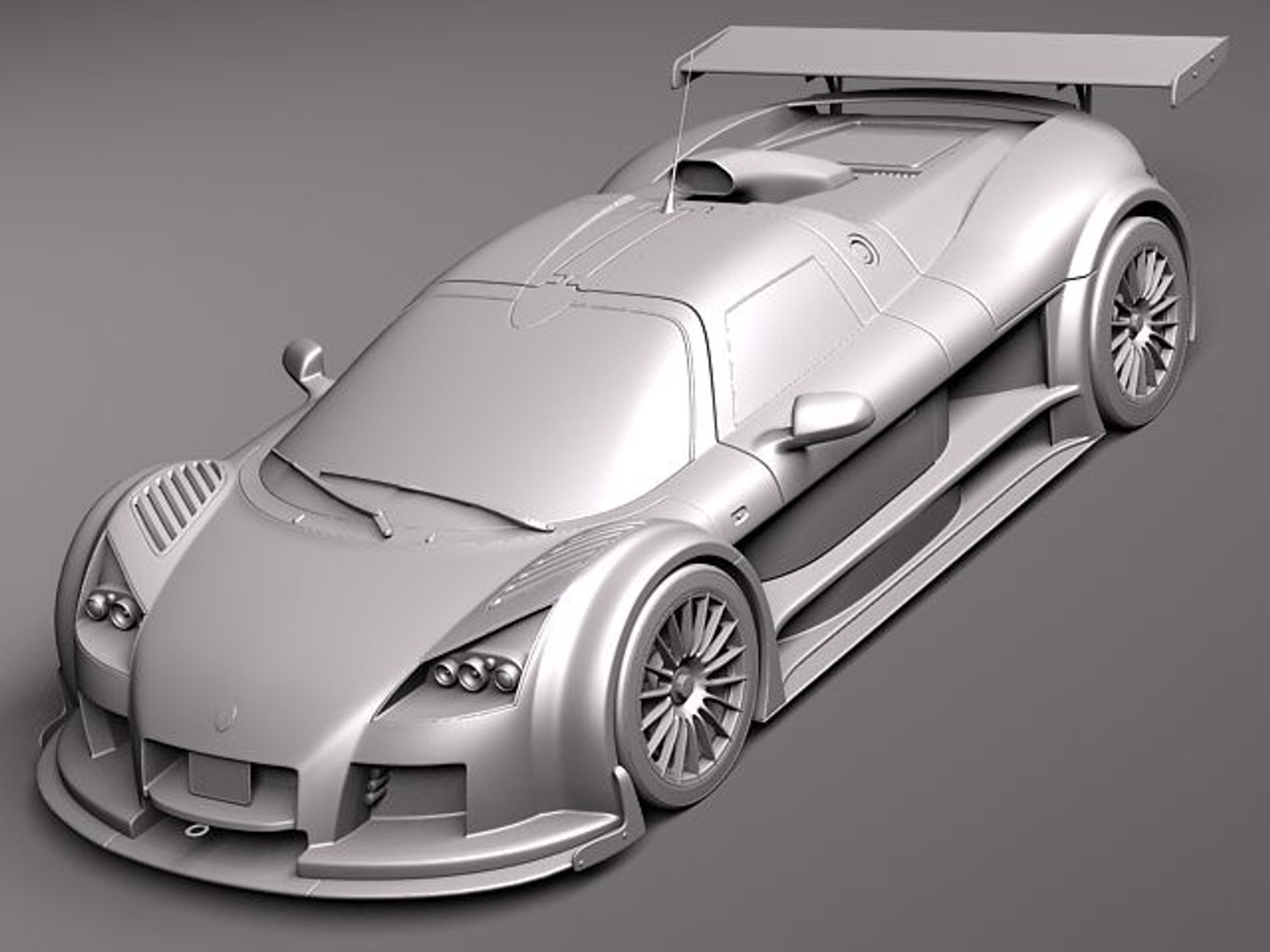Gumpert Apollo Sport 3d Model