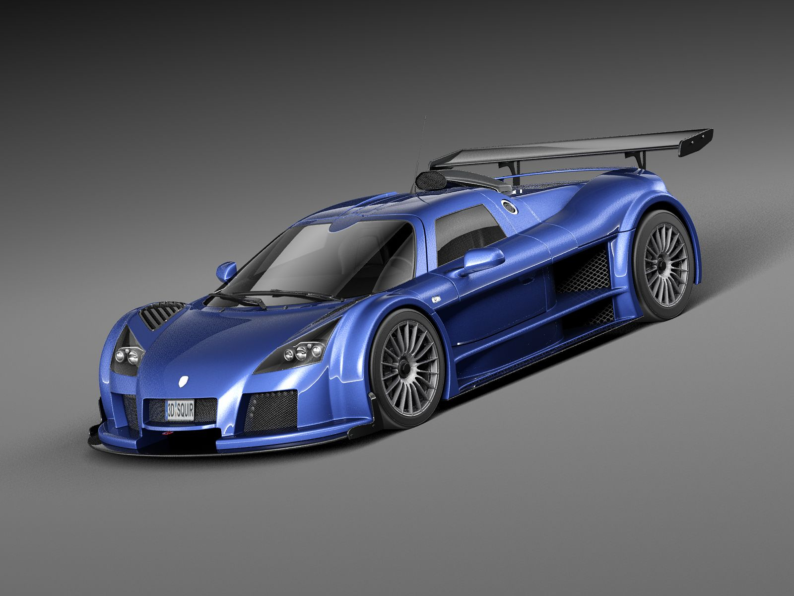gumpert apollo sport 3d model