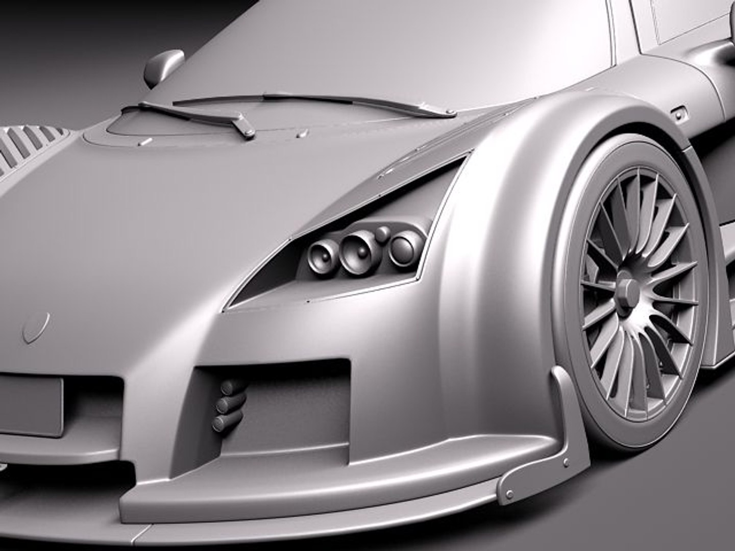 Gumpert Apollo Sport 3d Model